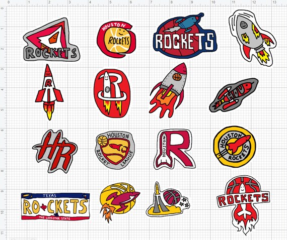 Stickers Houston Rockets '21 Corndoggy Stickers Papercraft Scrapbooking ...