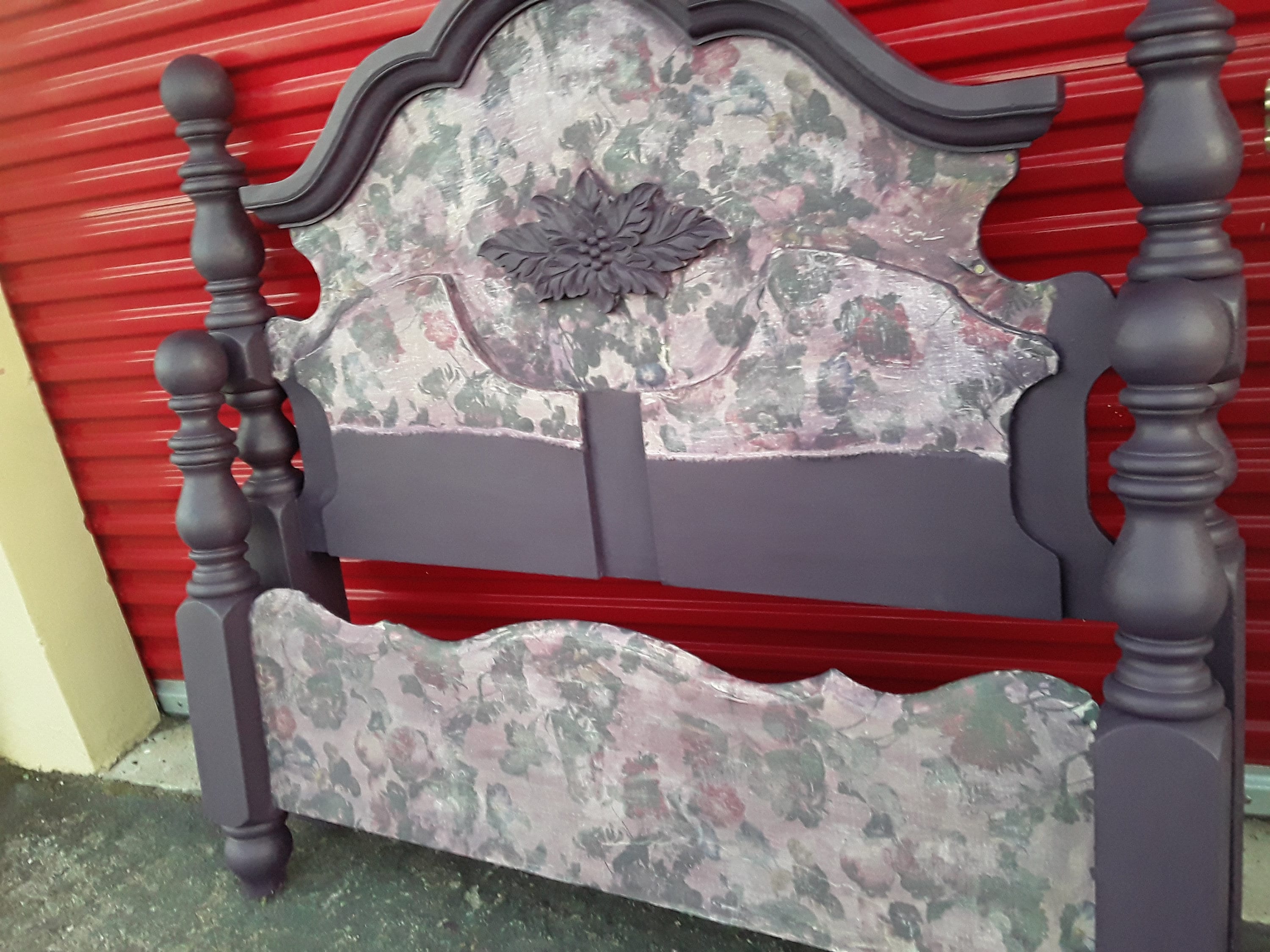 Hand Painted Double Bed (full) Cannon, Americana Bed, Beautiful Full ...