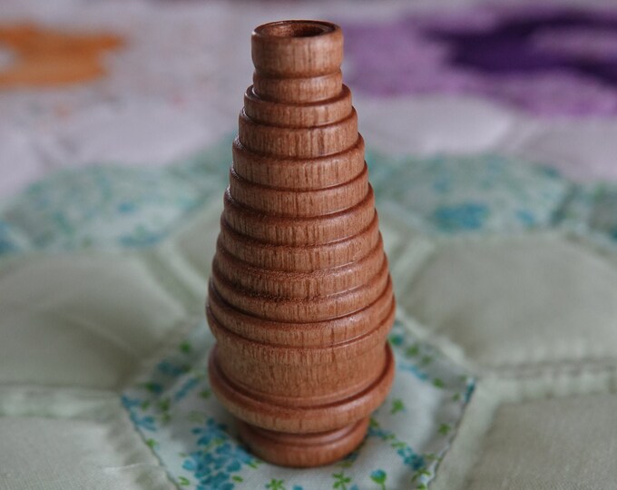 Vintage Wooden Cone Tree-shaped Thread Spool - Etsy