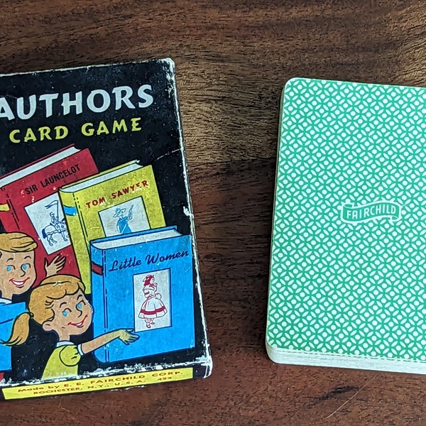 Authors Card Game - Etsy