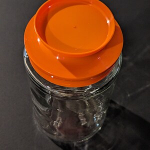 Vintage Anchor Hocking TANG Glass winter Edition Juice Jar With Orange ...