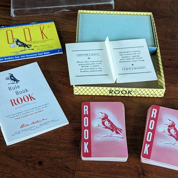 Vintage Rook Cards - Etsy