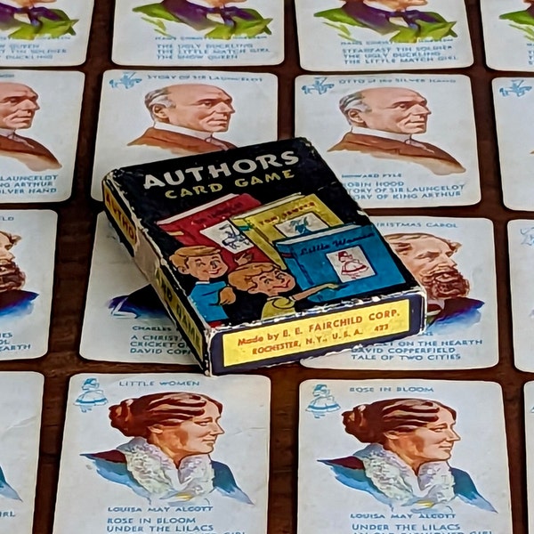 Authors Card Game - Etsy