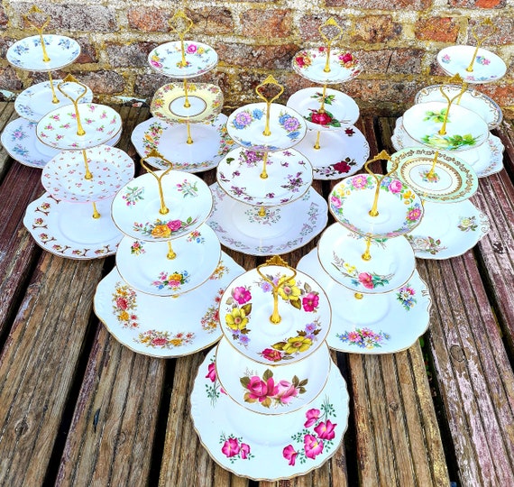 Home & Living Dining & Serving 6 x Vintage Mismatched Afternoon Tea ...
