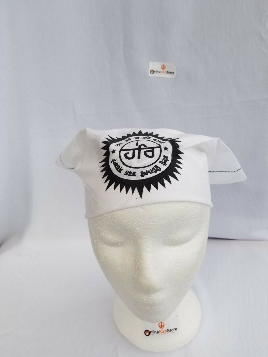 Sikh Hindu Kaur Singh Black Hari Har Bandana Head Wrap Gear - Etsy