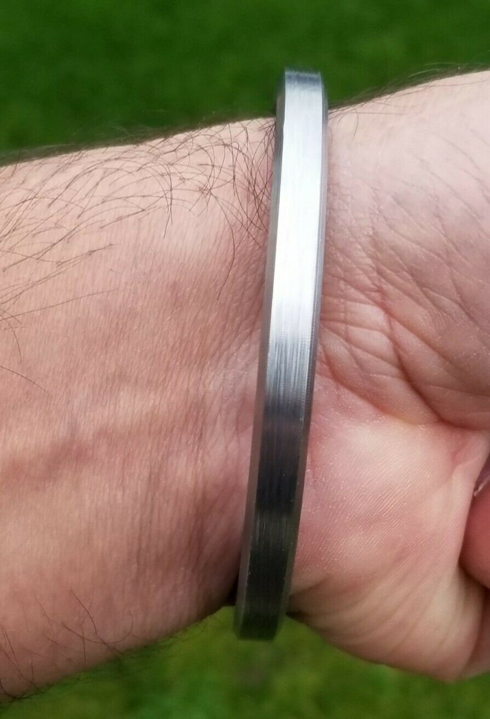 New sarbloh pure iron sikh singh kaur flat kada khalsa 5ks | Etsy