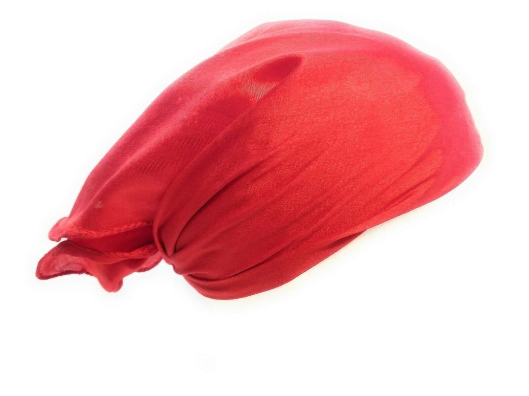 Sikh Hindu Kaur Singh Red Plain Bandana Head Wrap Gear Wedding - Etsy
