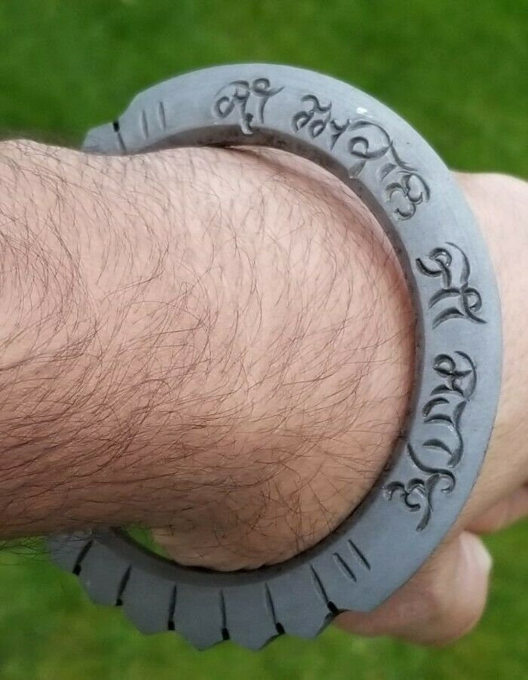 Sikh Kara Sarbloh Bangle Singh Kaur Khalsa Shiri Akaal Ji Sahai Iron ...