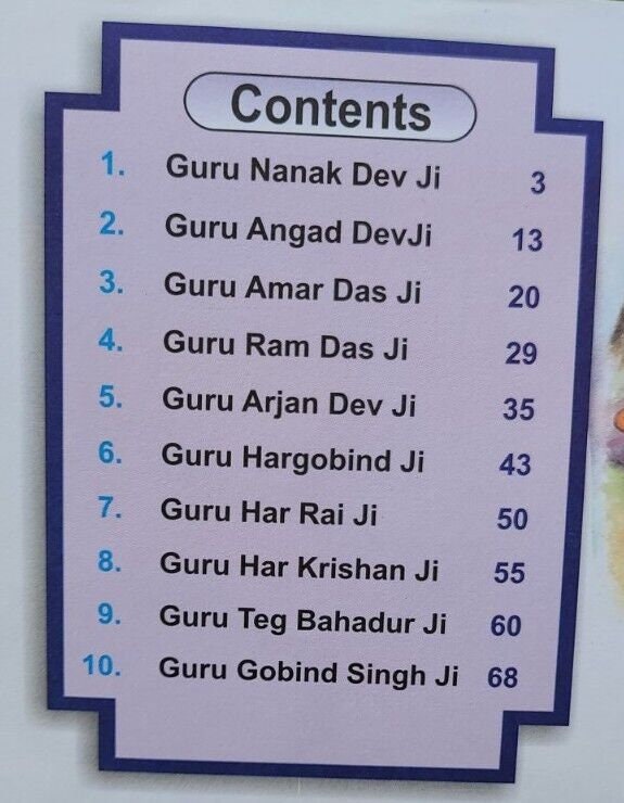 Ten Sikh Gurus Kids Learning Sikhism Singh Kaur Religion Book - Etsy UK