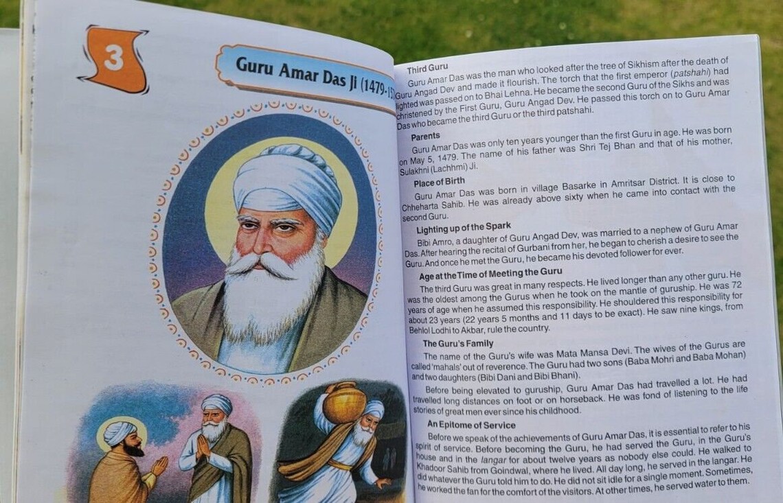 Ten Sikh Gurus Kids Learning Sikhism Singh Kaur Religion Book - Etsy UK
