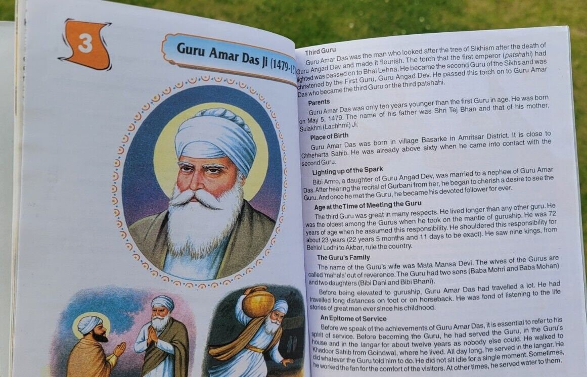 Ten Sikh Gurus Kids Learning Sikhism Singh Kaur Religion Book - Etsy UK