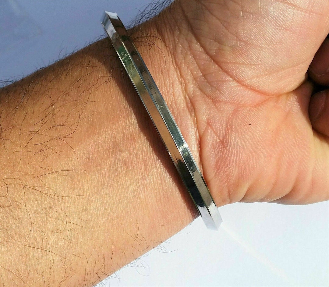 Sikh One Edge Traditional Kara Stainless Steel Stunning Punjabi Kada ...