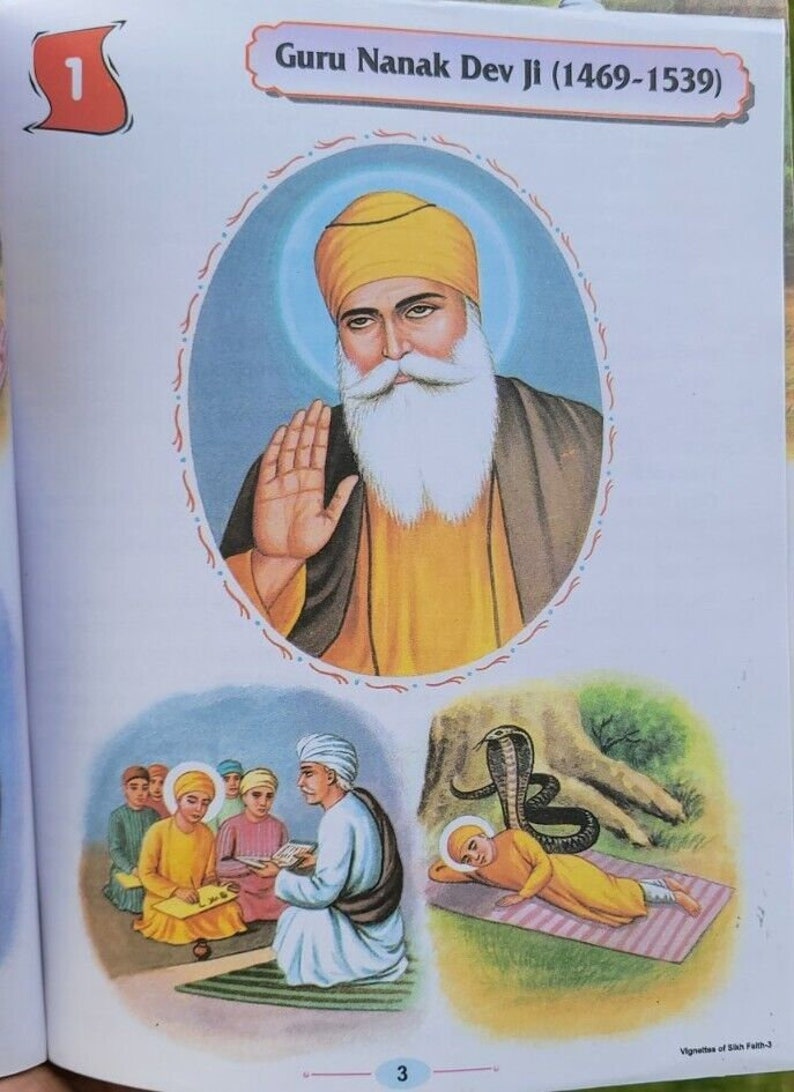 Ten Sikh Gurus Kids Learning Sikhism Singh Kaur Religion Book - Etsy UK