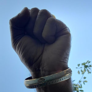 Khanda Kara Two Tone Silver Gold Plated Kada Sikh Singh Kaur Khalsa ...