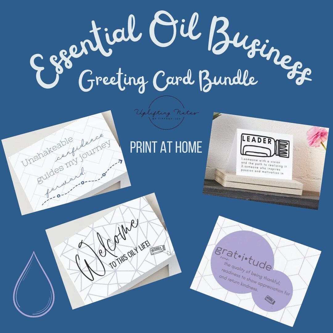 Doterra Note Cards | Essential Oil Greeting Cards | Doterra Printable ...
