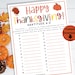 Thanksgiving Bunco - Fall Bunco Score Cards, Printable Bunco Game ...