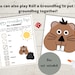 Groundhog Day Kids Activity Roll A Groundhog Game, Children's Ground ...