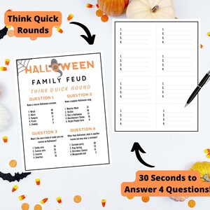 Halloween Family Feud Trivia Game - Halloween Games, Halloween Family ...