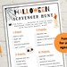 Halloween Scavenger Hunt Kids Halloween Party Game - Etsy