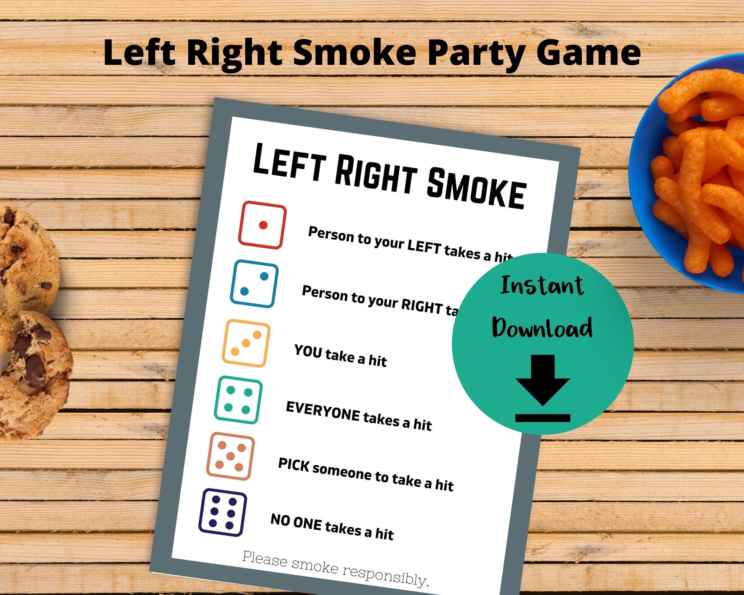Stoner Party Game Printable Game for 420 Party, Pothead Game - Etsy