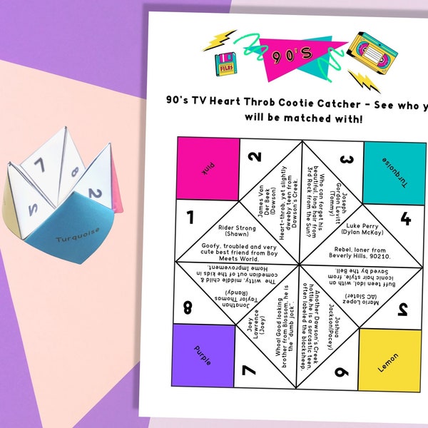 Cootie Catcher - Etsy