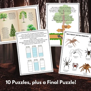 Camping Themed Escape Room - Outdoors Escape Room, Escape Room for ...