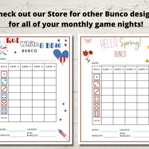 St. Patrick's Day Bunco - March Bunco Printables, Erin Go Bragh Bunco ...