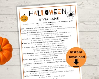 Halloween Trivia Games for Kids, Trivia Questions, Halloween Activities ...