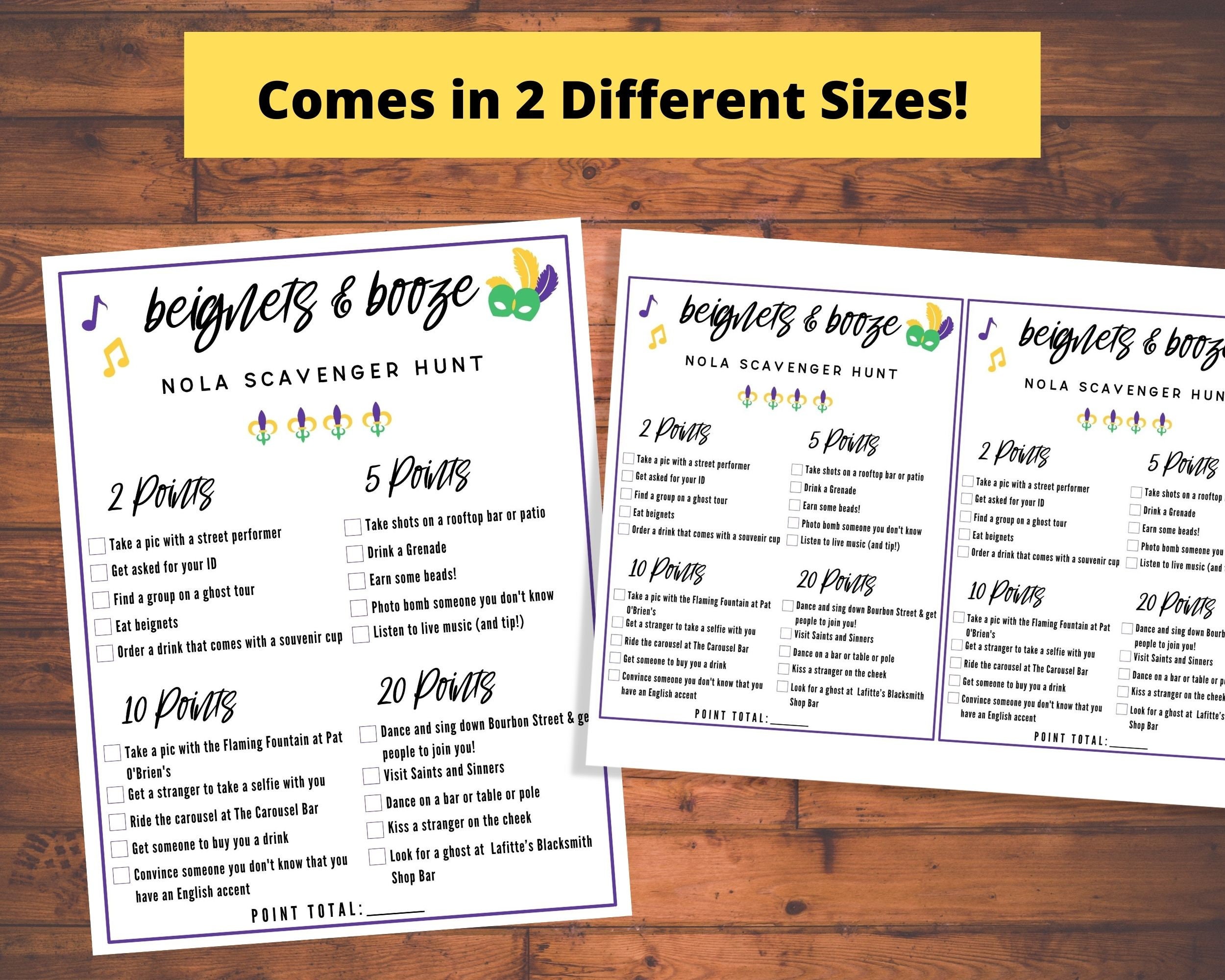 NOLA Scavenger Hunt Game - Bourbon Street Bar Crawl, New Orleans ...