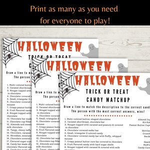 Halloween Candy Match Game - Hallowen Candy Game, Trick or Treat Candy ...