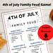4th of July Family Feud Trivia Game 4th of July Games, Fourth of July ...