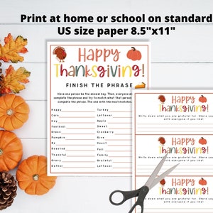 Thanksgiving Game Bundle - Thanksgiving Games, Fall Games ...