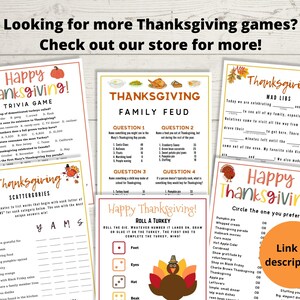 Thanksgiving Gratitude Game - Dice Game for Friendsgiving, Thankful ...