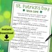 Who is Most Like a Leprechaun Game Leprechaun Game, St Patricks Day ...