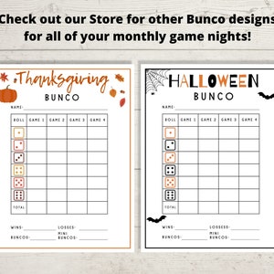 Fall Bunco - Happy Fall Y'all Bunco Printables, Bunco Game, Bunco Table ...