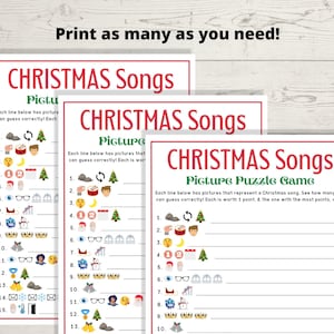 Christmas Emoji Game - Christmas Carols Game, Christmas Song Riddles ...