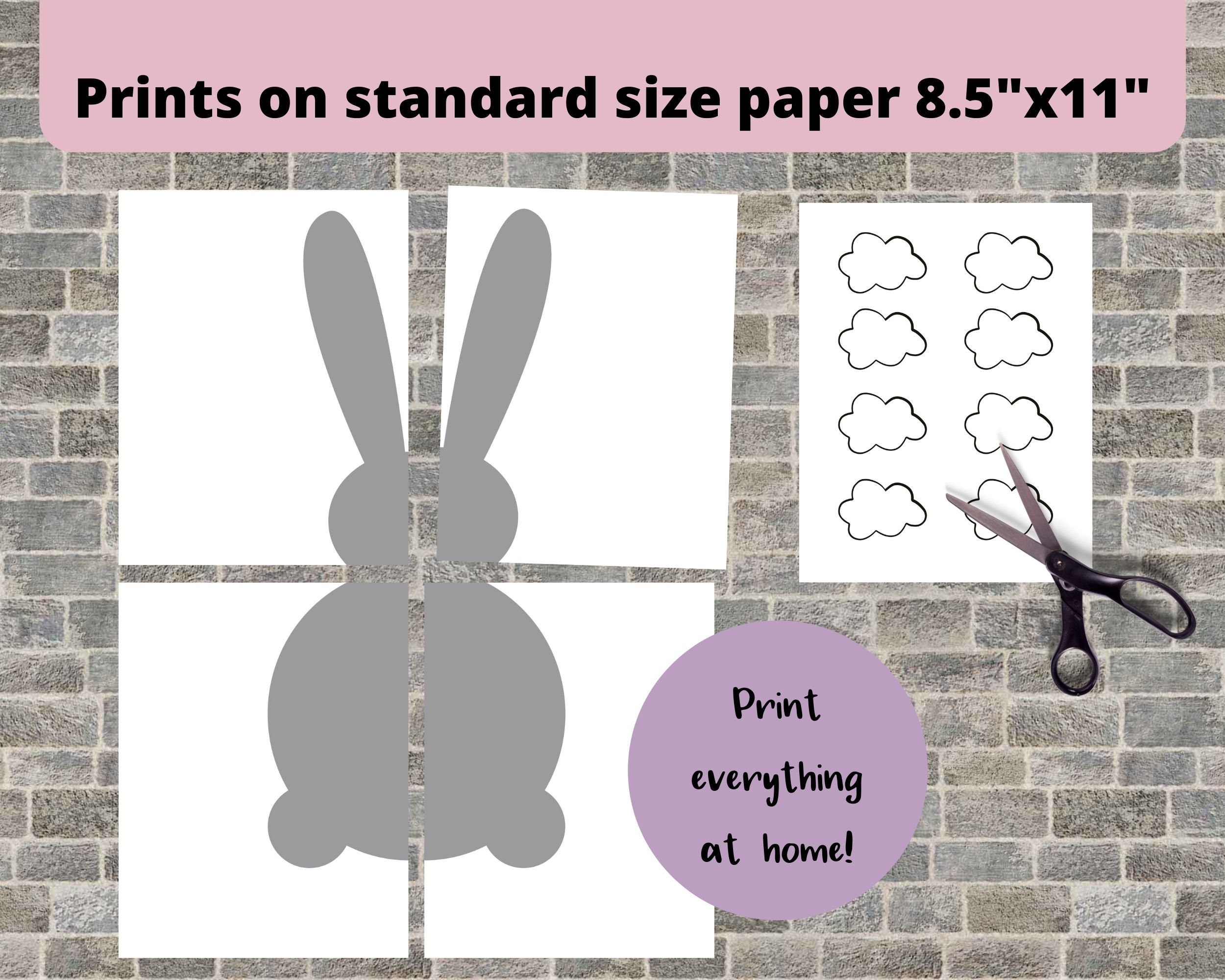 Pin the Tail on the Bunny Children's Game Easter Game for Kids ...