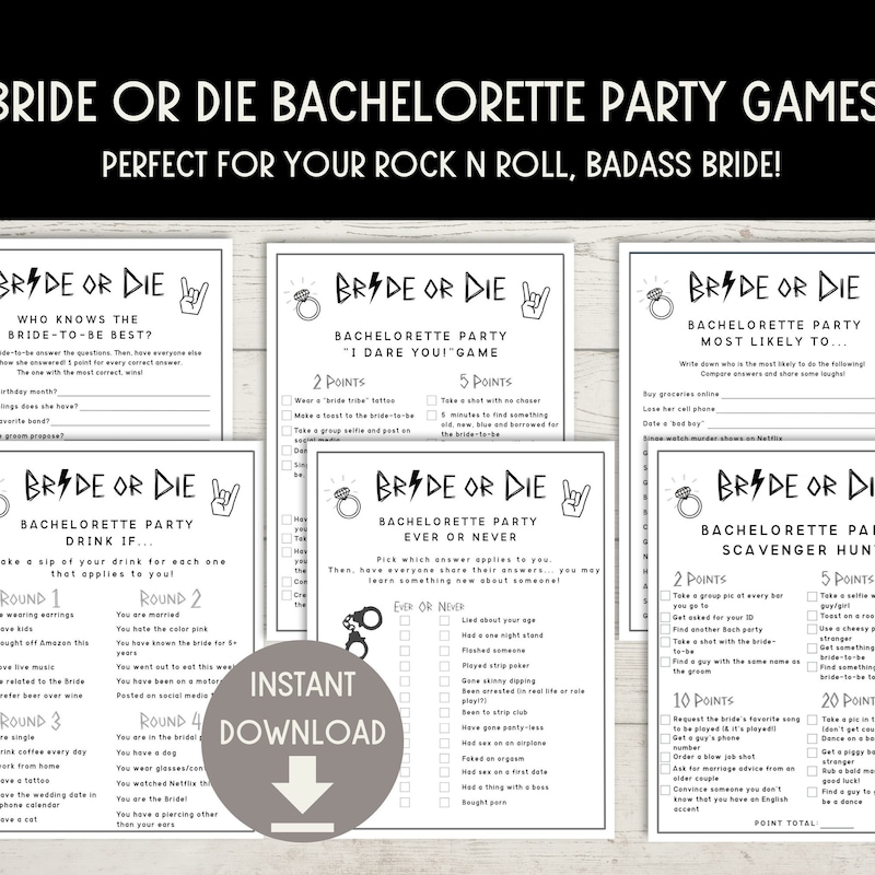Emo Bachelorette Party - Etsy