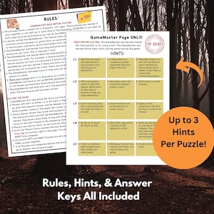 Camping Themed Escape Room - Outdoors Escape Room, Escape Room for ...