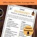 Office Halloween Party Scavenger Hunt - Work Halloween Party Game ...