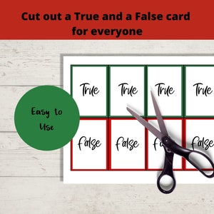 Christmas Trivia True or False Game - Fact or Fiction, Christmas Eve ...