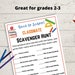 Back to School Classmate Scavenger Hunt Game Icebreaker Game for Kids ...