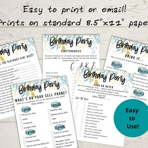 Adult Birthday Party Games - Party Games for Adults, Birthday Games ...