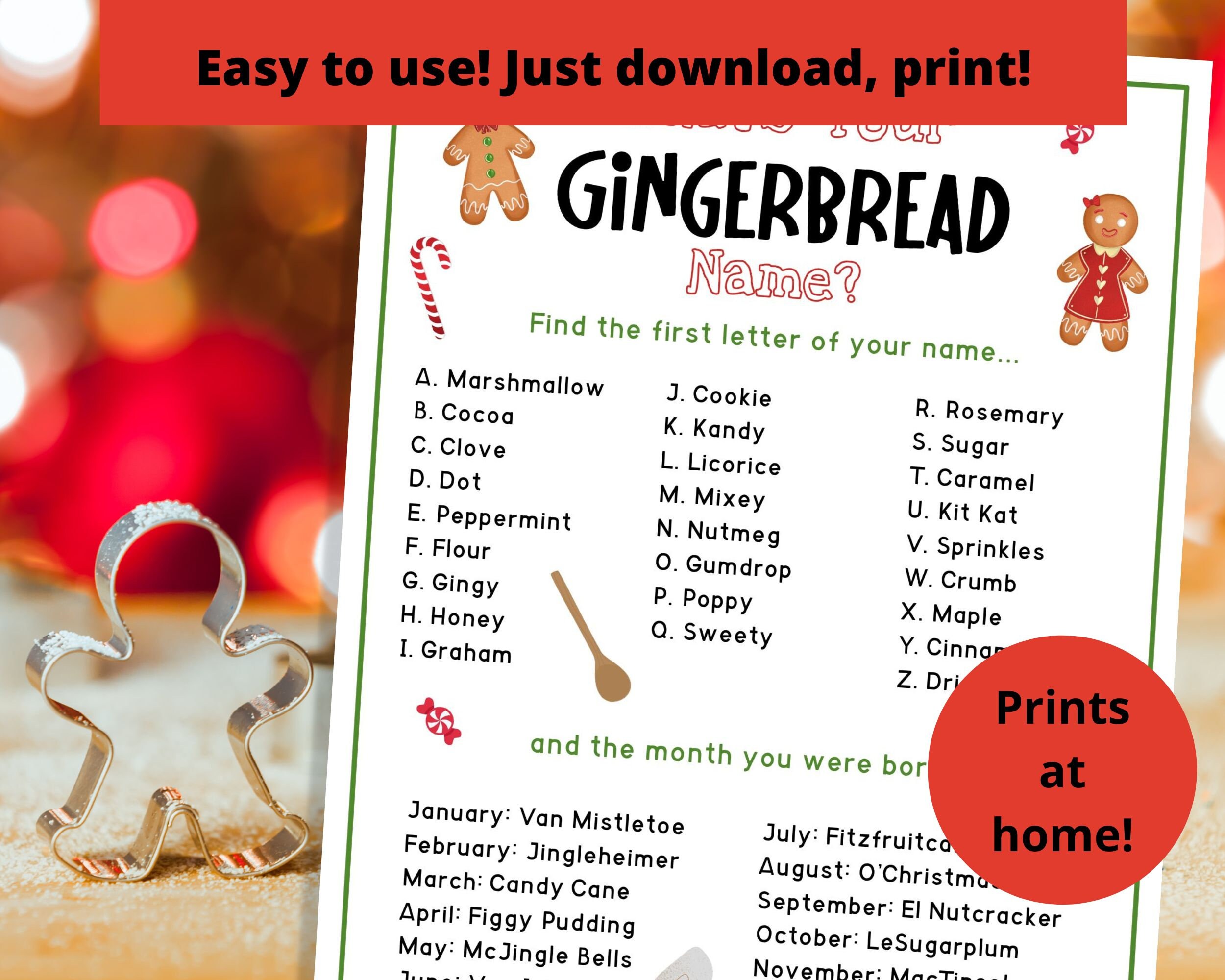 What's Your Name Game - Christmas Name Generator, What's Your ...
