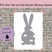 Pin the Tail on the Bunny Children's Game - Easter Game for Kids ...