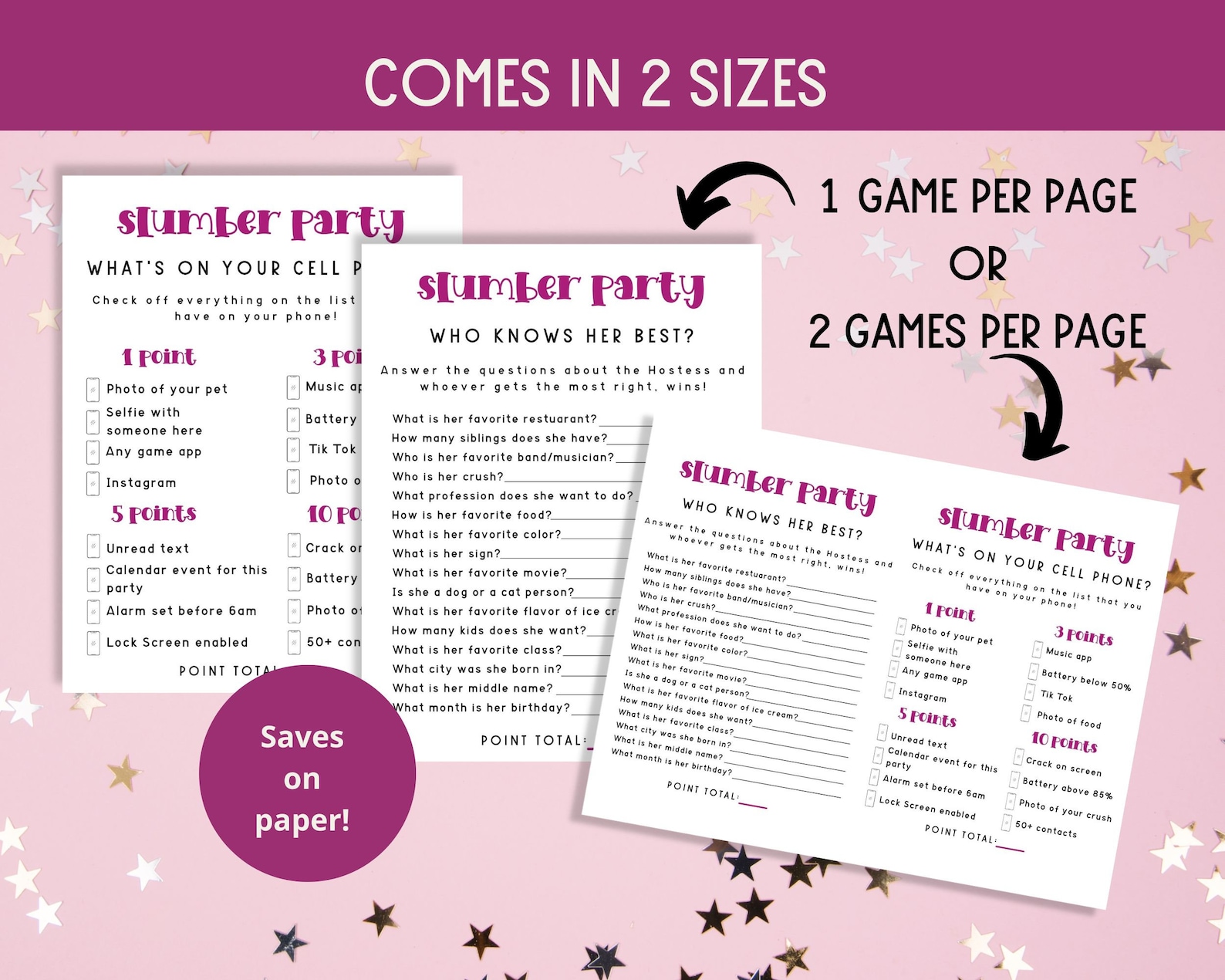 Slumber Party Games Girls Sleepover Games, Tween Birthday Party Games ...