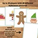 Christmas Cake Walk Printable Cake Walk, Kids Christmas Game, Toddler ...