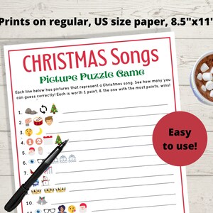 Christmas Emoji Game - Christmas Carols Game, Christmas Song Riddles ...