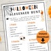 Halloween Scavenger Hunt Kids Halloween Party Game - Etsy