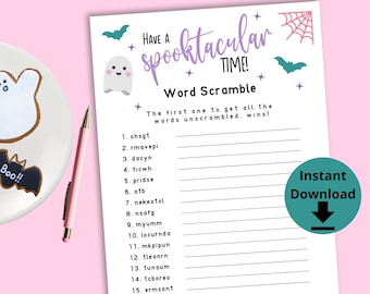 Halloween Scavenger Hunt Kids Halloween Party Game - Etsy